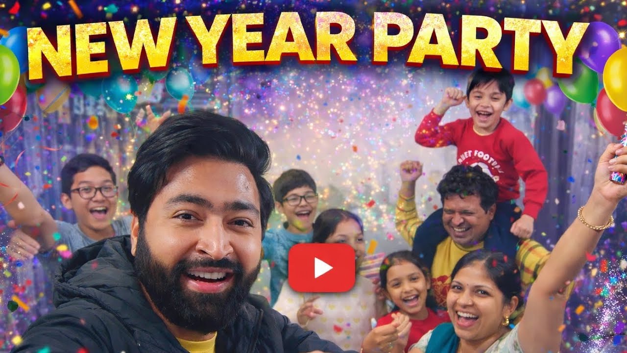 Best New Year Party Ever 🎆 | Family Celebration Vlog - YouTube