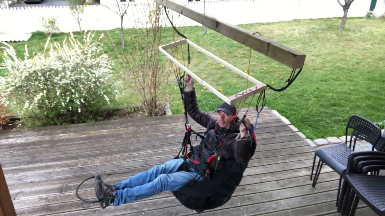 Fabrication d'un portique articulé pour le parapente - YouTube
