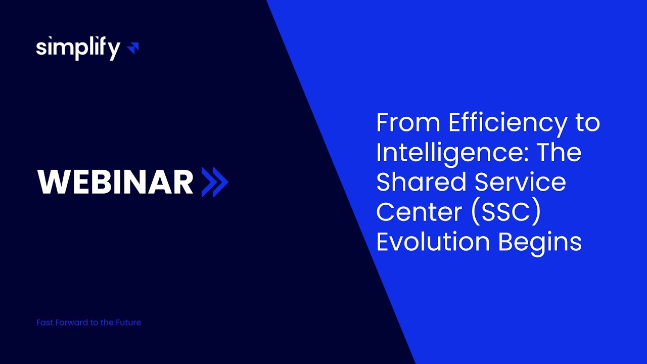 From Efficiency to Intelligence: The Shared Service Center (SSC ...