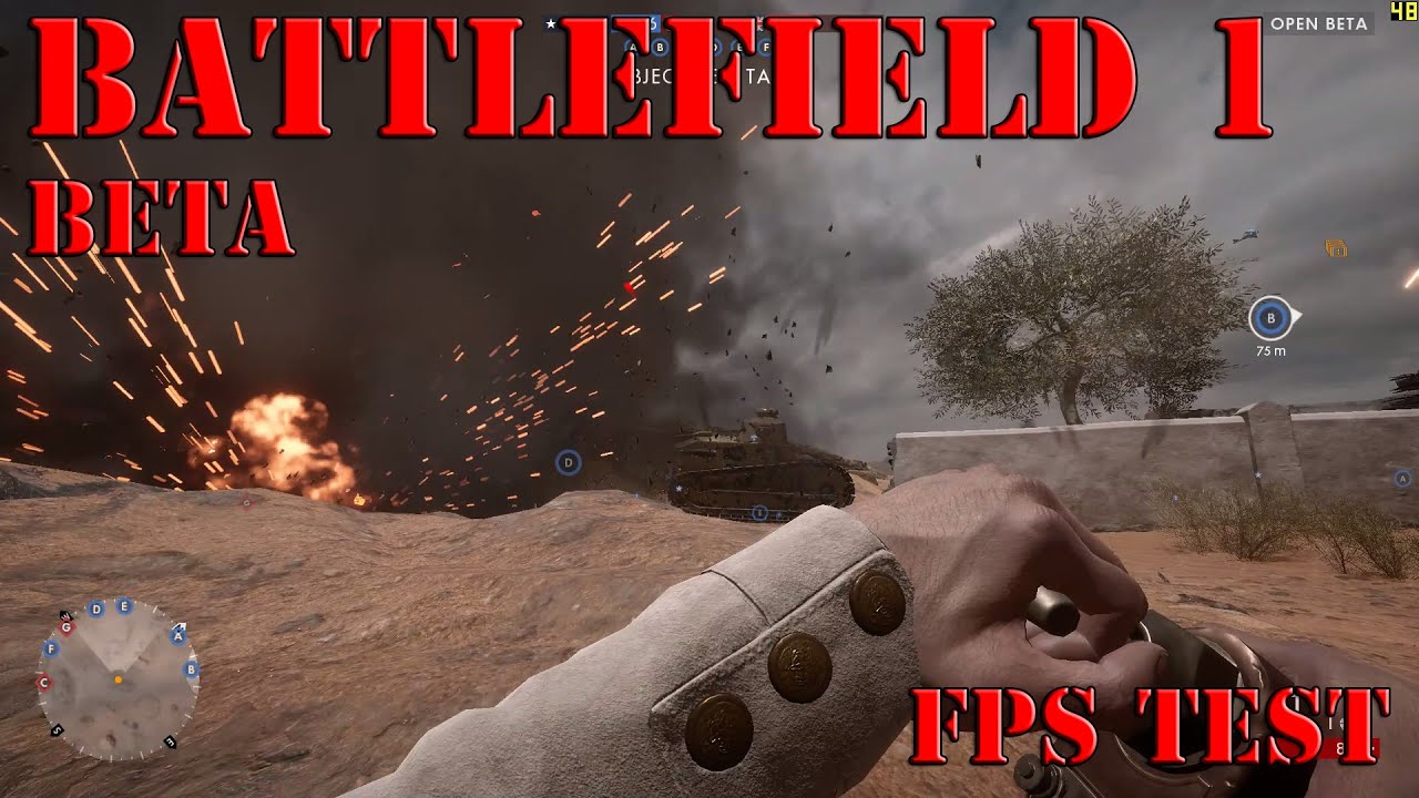 Battlefield 1 Open Beta | FPS Test | Gameplay | i5 6300HQ + GTX960M ...