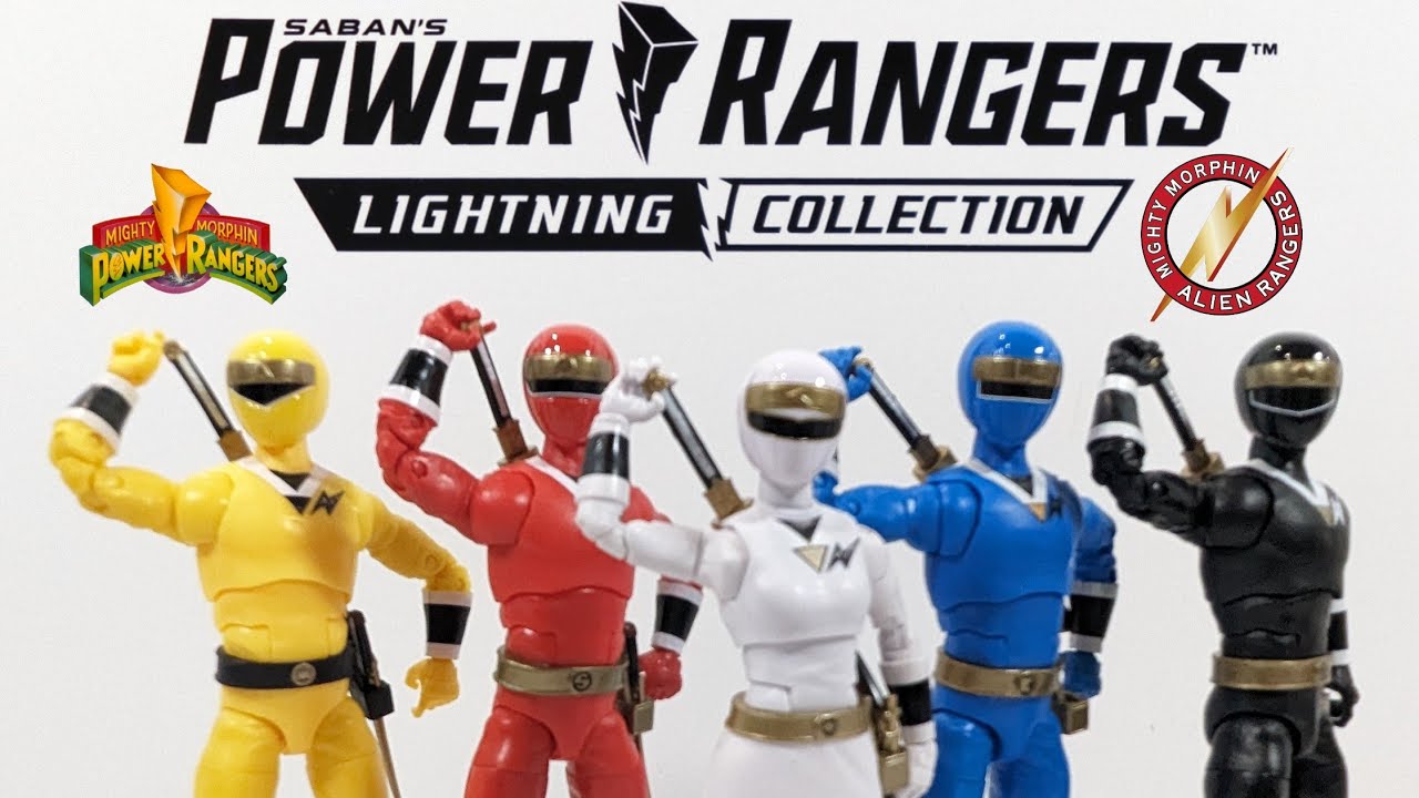 Power Rangers Lightning Collection Alien Rangers 5 Pack Figure Review ...