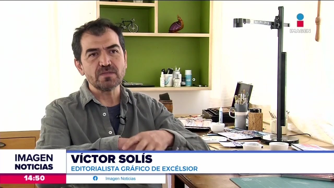 Víctor Solís es un caricaturista y exhibirá su trabajo en la Cumbre Imagen 23 BBVA ...