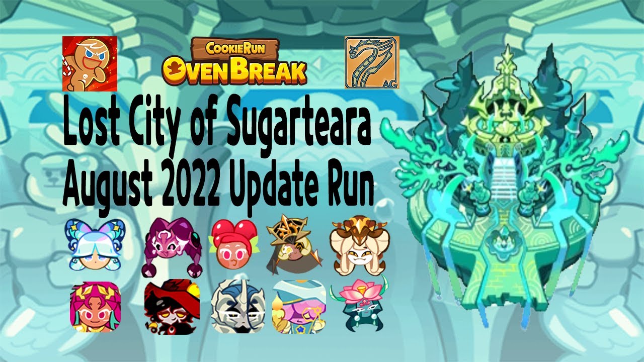 Cookie Run: OvenBreak l Breakout Mode: Lost City of Sugarteara August ...