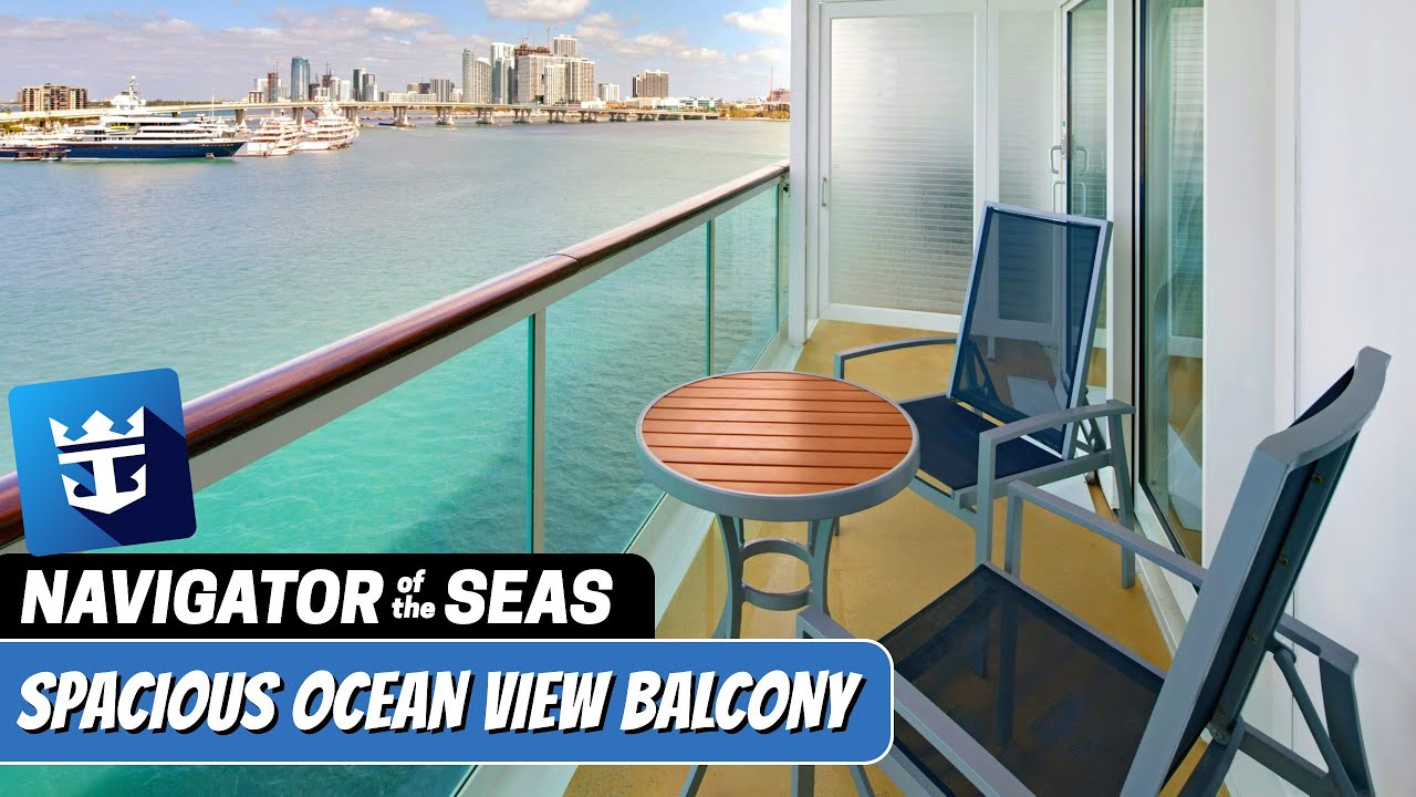 Navigator of the Seas | Spacious Ocean View Stateroom with Balcony Tour ...