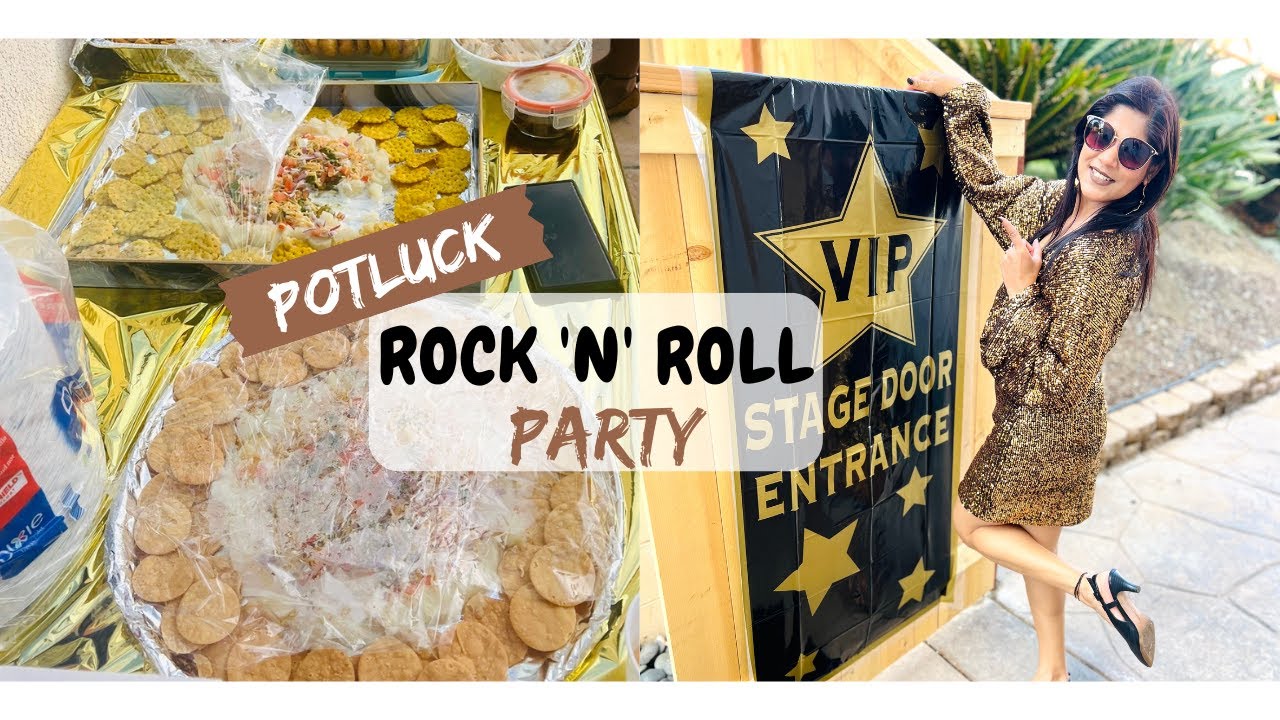 Potluck With Friends In USA | Party Snacks Ideas | Party Chaat Recipes | Potluck Party Theme ...