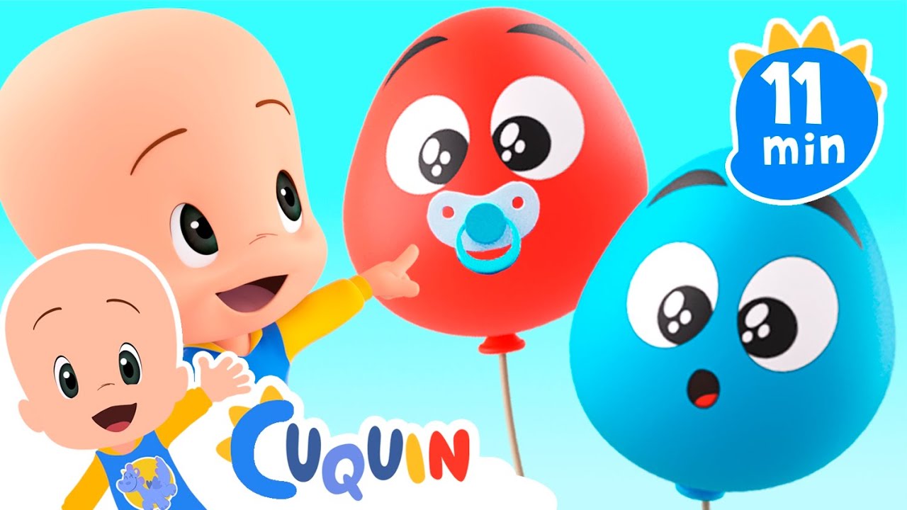 Learn with Cuquin and the Baby balloons | Educational videos - YouTube