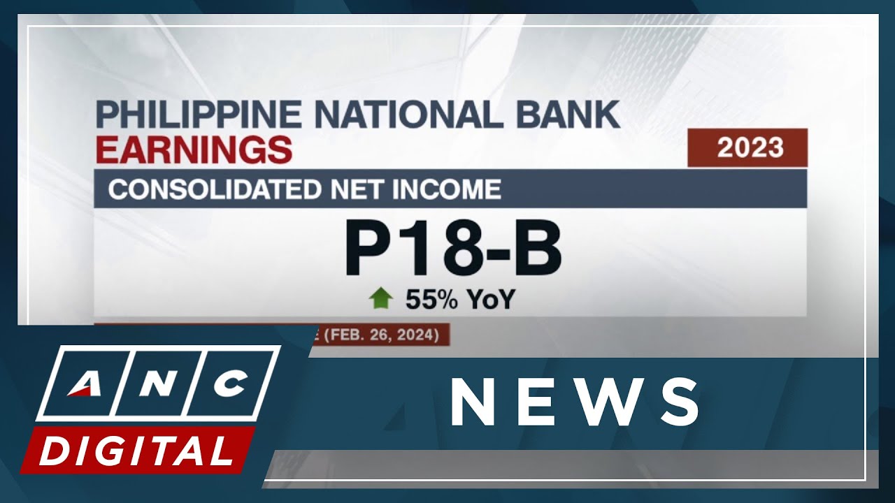 PNB full-year net income surges to record P18-B in 2023 | ANC - YouTube