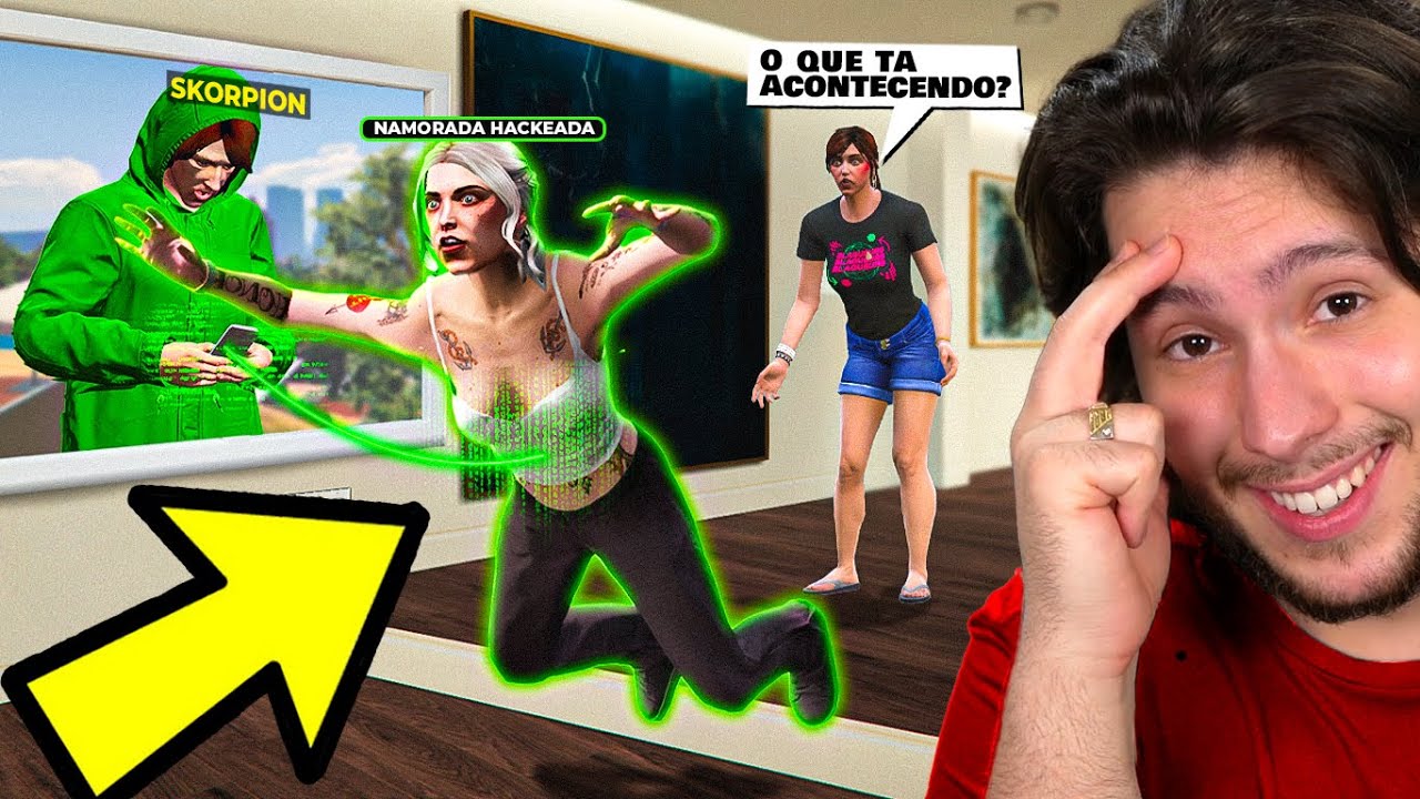 Usei Hack Na Minha Namorada No Gta Rp Youtube