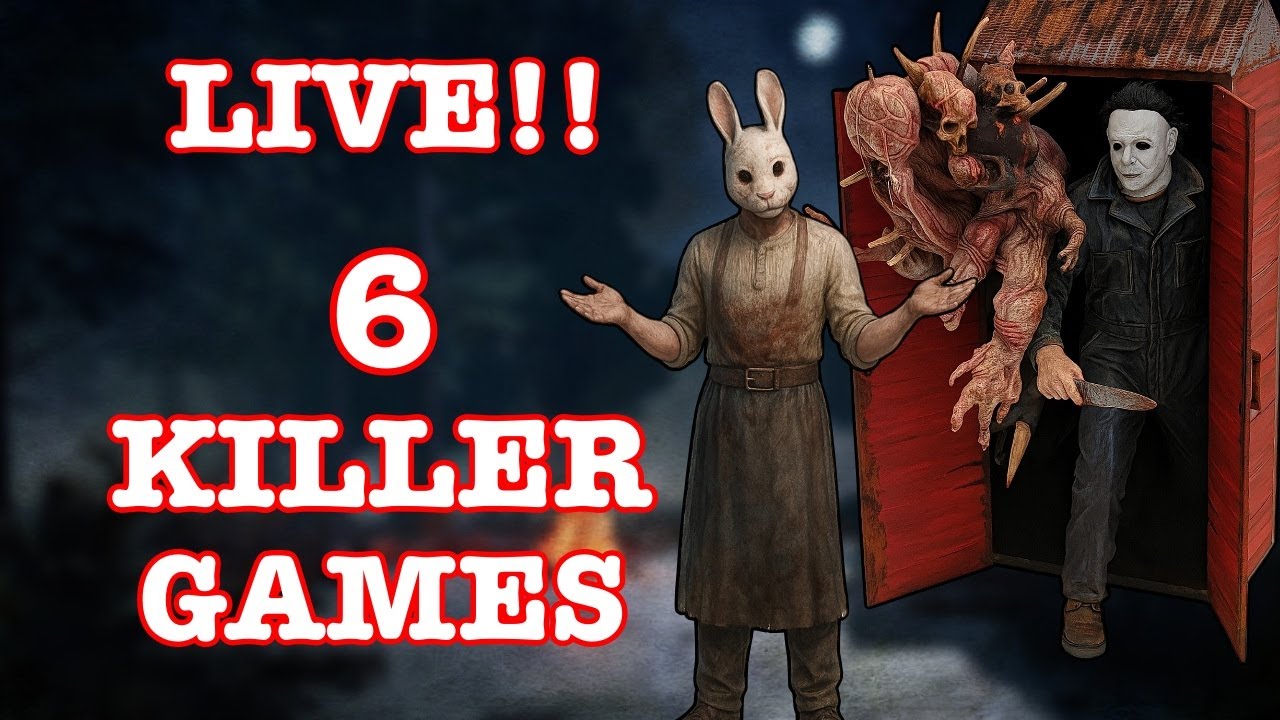🎥LIVE!! 6 Games Tueur // 6 Killer Games // Dead By Daylight - YouTube
