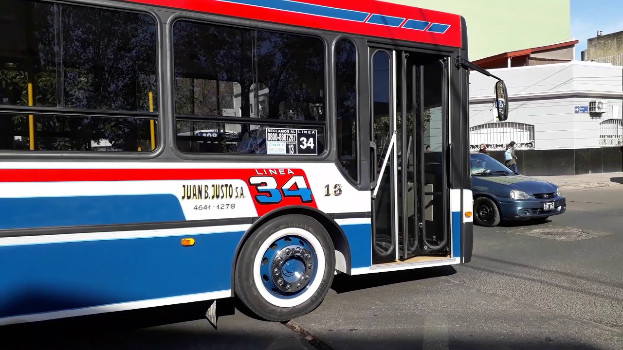Línea 34 int.13 0km. Jajajajajaj un capo el chofer!! - YouTube