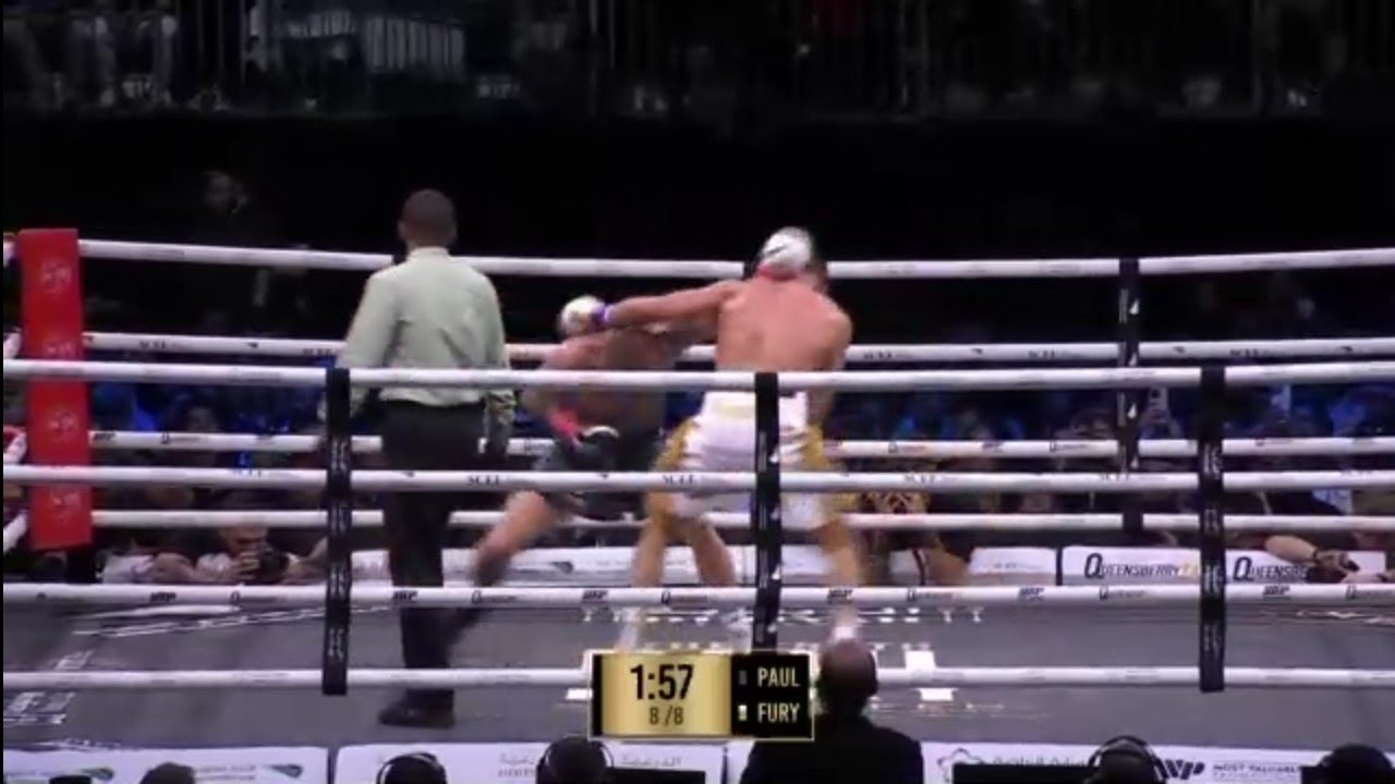 Jake Paul Knocks Down Tommy Fury In The 8th Round - The Truth Boxing ...