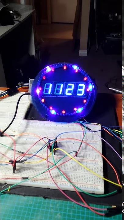 Arduino digital clock - YouTube