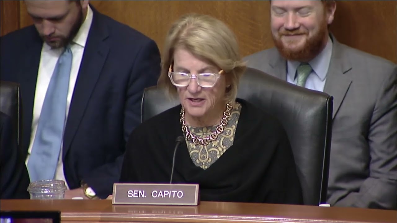 Opening Statement Of Ranking Member Capito For Hearing On Air Quality