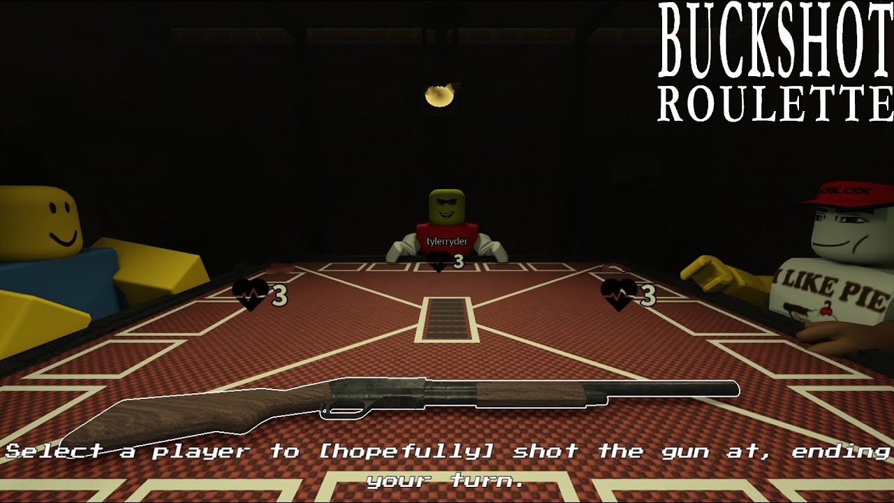 4 PLAYER BUCKSHOT ROULETTE IS AMAZING... - YouTube
