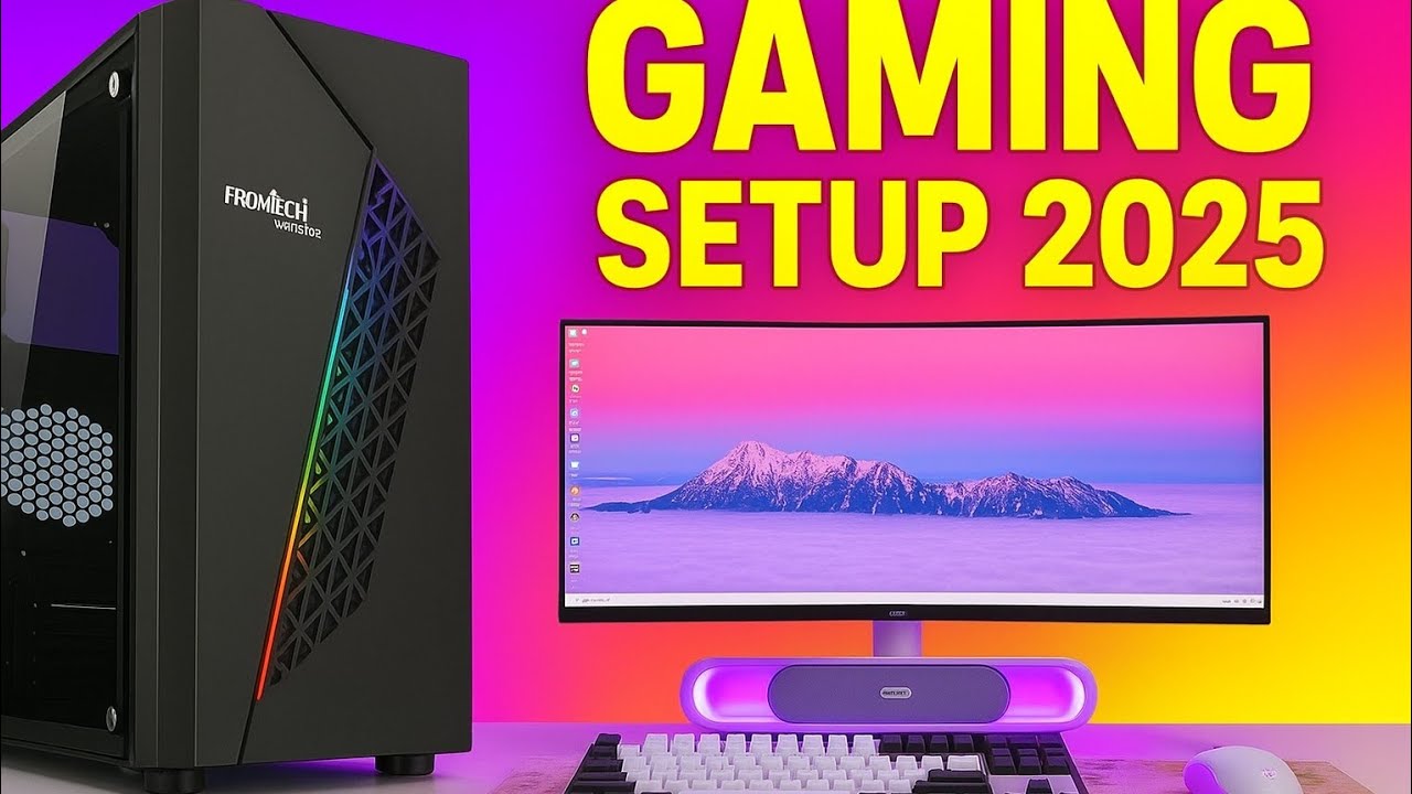 FRONTECH Gaming Computer Cabinet/Gaming Computer Case with My PC ...
