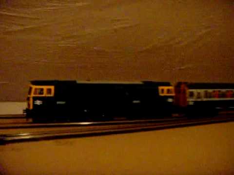 Heljan class 33/1 working push pull - YouTube