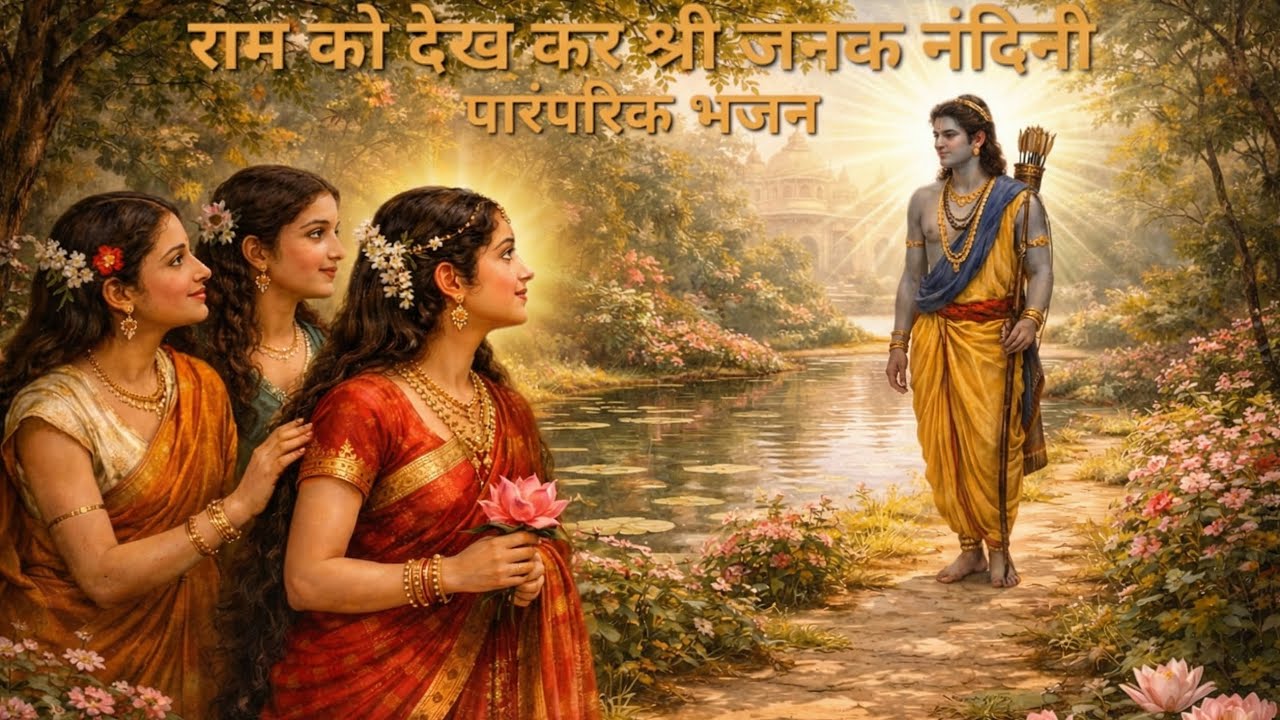 Ram ko Dekh kar Shri Janaknandini | Traditional Bhajan - YouTube