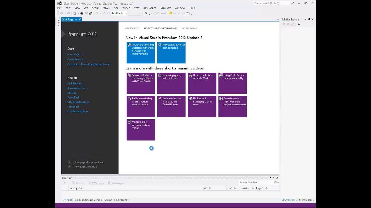 DotNetNuke Module Development Template Installation - YouTube