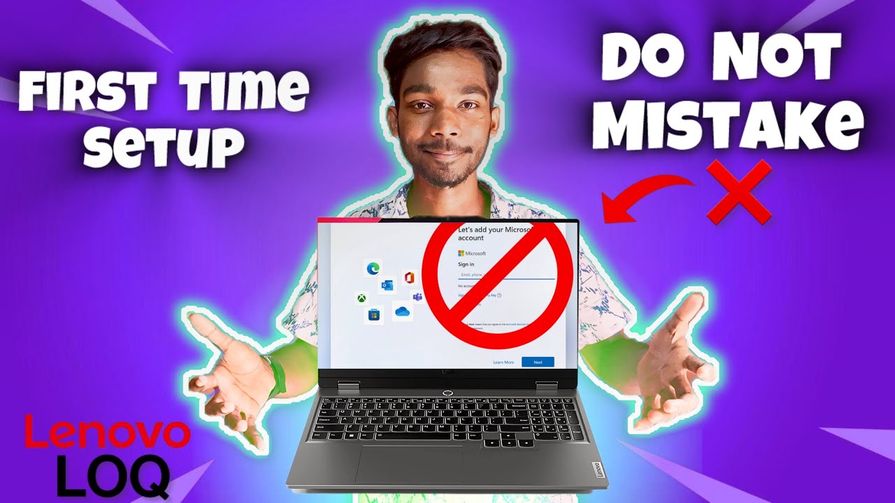 New Lenovo LOQ Laptop Setup 2025 🔥 | First Time Gaming Laptop Setup ...