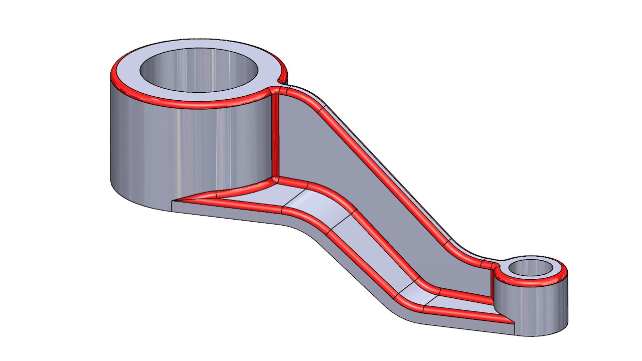 SolidWorks Tutorial Basic Model 6 - YouTube
