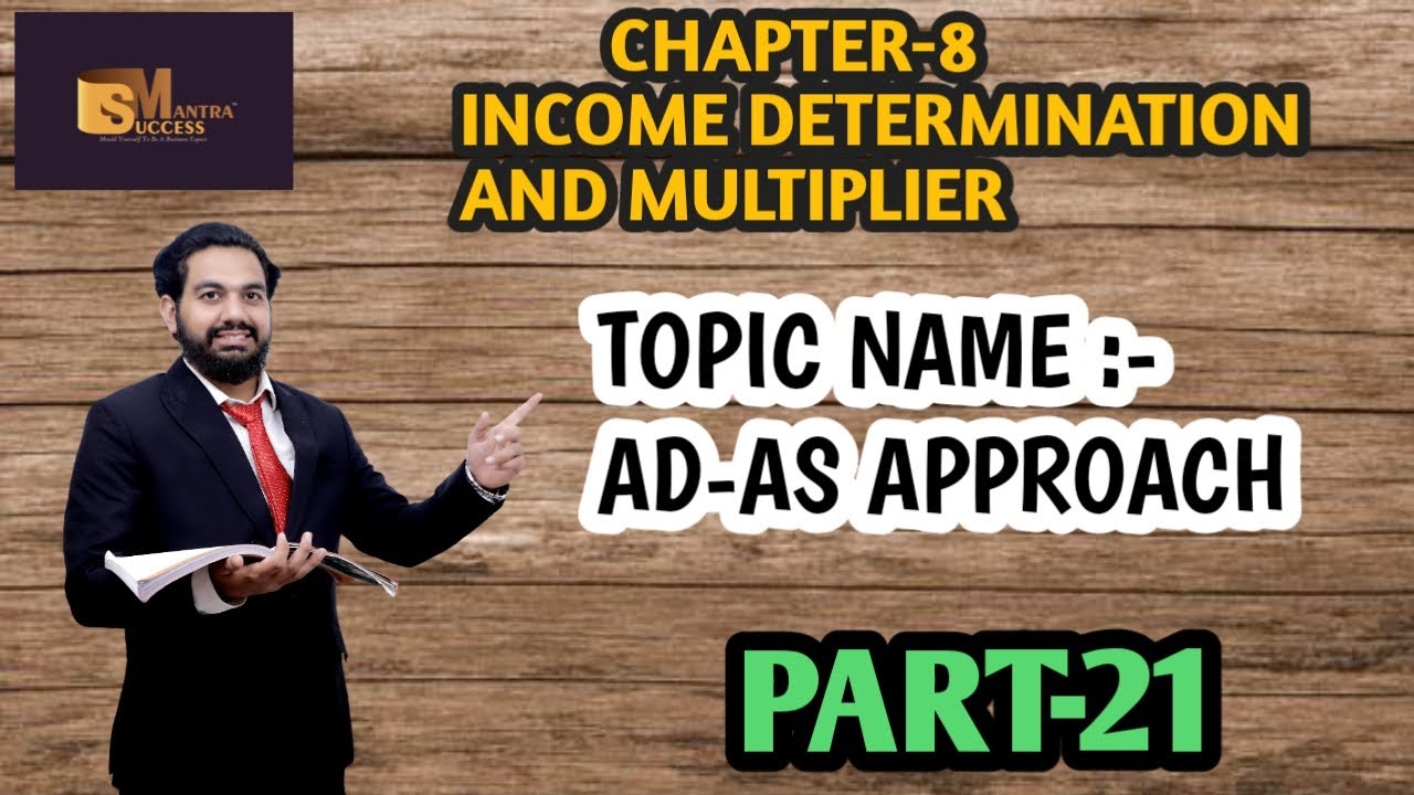 EQUILIBRIUM|| AD-AS APPROACH|| S-I APPROACH|| CHAPTER-8 INCOME ...