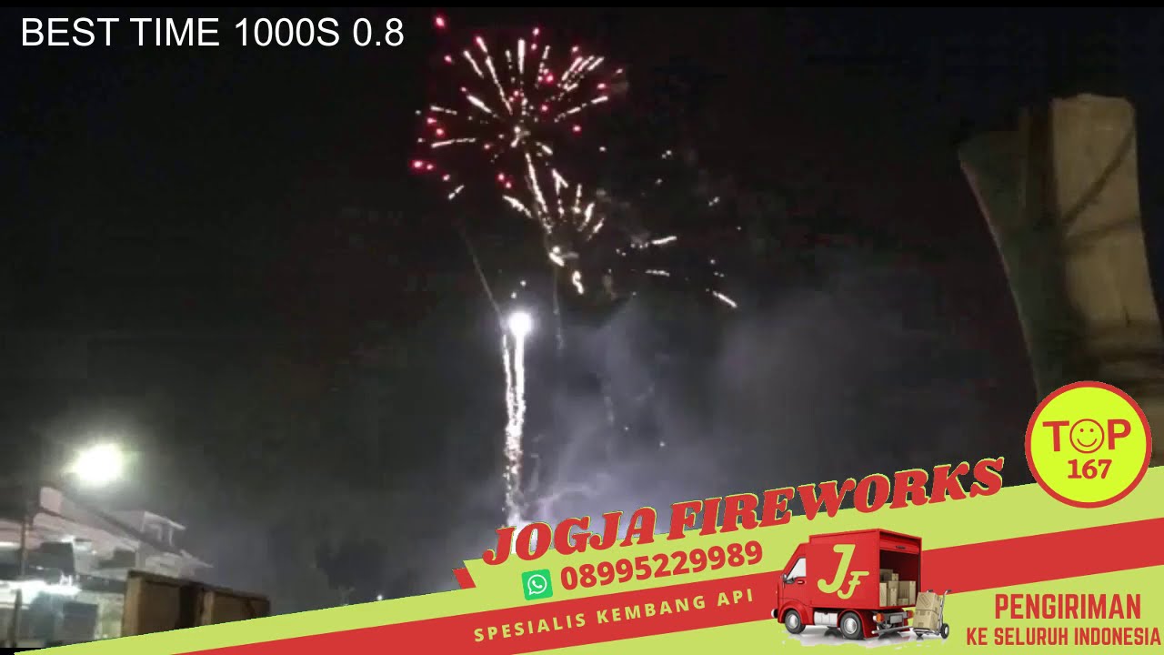 KEMBANG API CAKES BEST TIME 1000 SHOT 0.8" TOP 167 - YouTube
