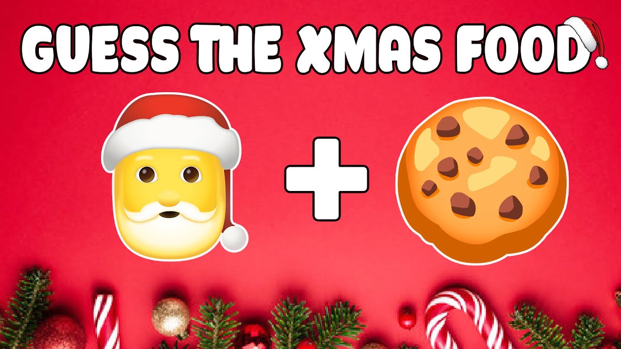 Guess The Christmas Food and Drink By Emoji - Emoji Quiz - Food Quiz ...