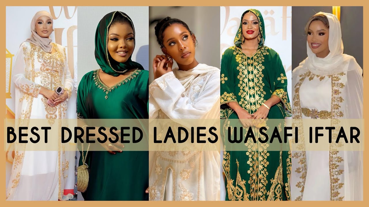 TOP 10 BEST DRESSED LADIES WASAFI IFTAR 2025 - YouTube