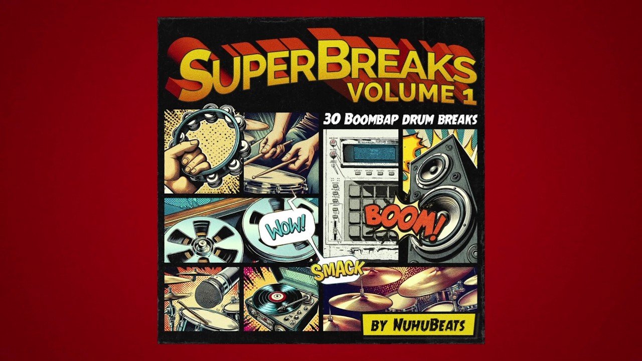 SUPERBREAKS VOL. 1 - BOOMBAP DRUM BREAKS - YouTube