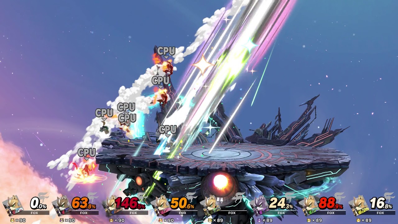 NO ITEMS FOX ONLY FINAL DESTINATION 99 STOCK Super Smash Bros Ultimate ...