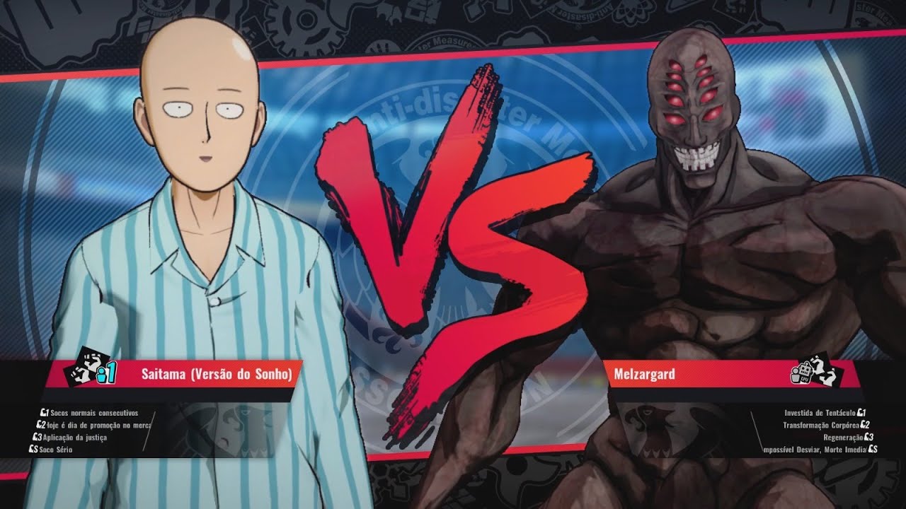 SAITAMA VS MELZARGARD - ONE PUNCH MAN A HERO NOBODY KNOWS - YouTube