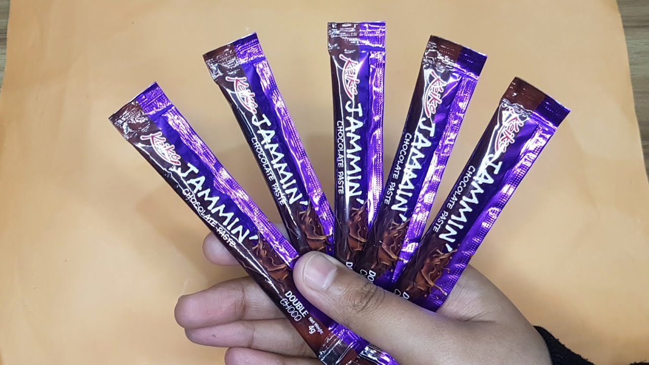Very Yummy JAMMIN Chocolate Paste Melt Choco Opening ASMR - YouTube
