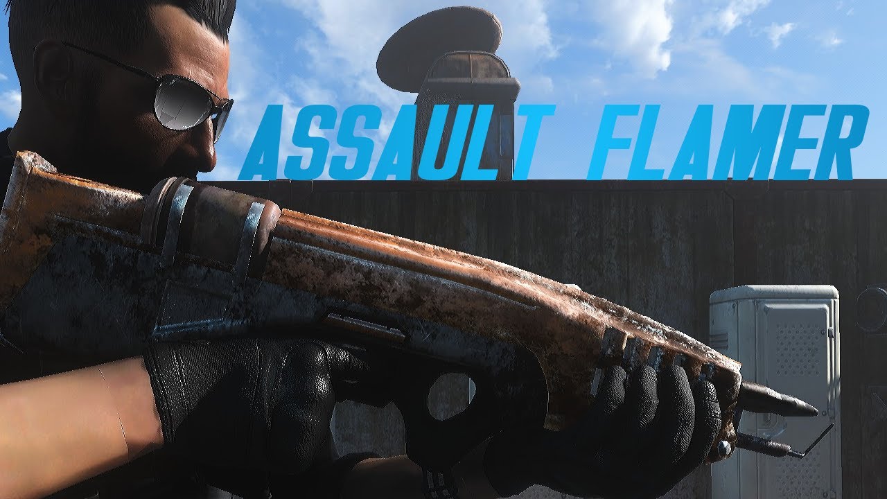 Fallout 4 Assault Flamer Mod - YouTube