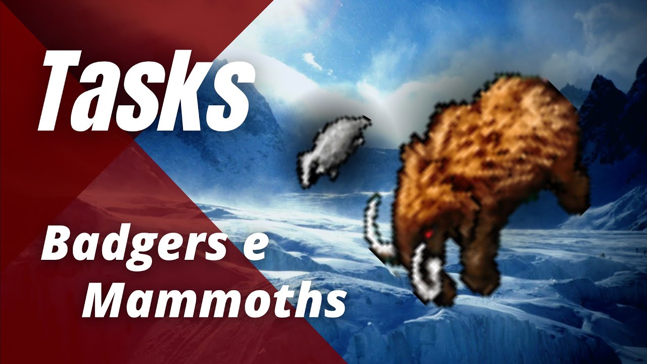 Tibia - Tasks: Badgers e Mammoths - YouTube