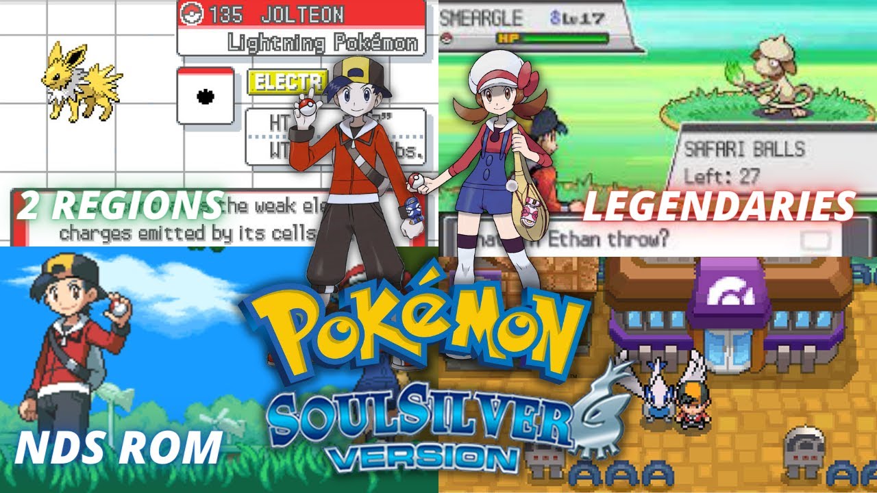 Pokemon Soul Silver NDS Rom You Must Play । - YouTube