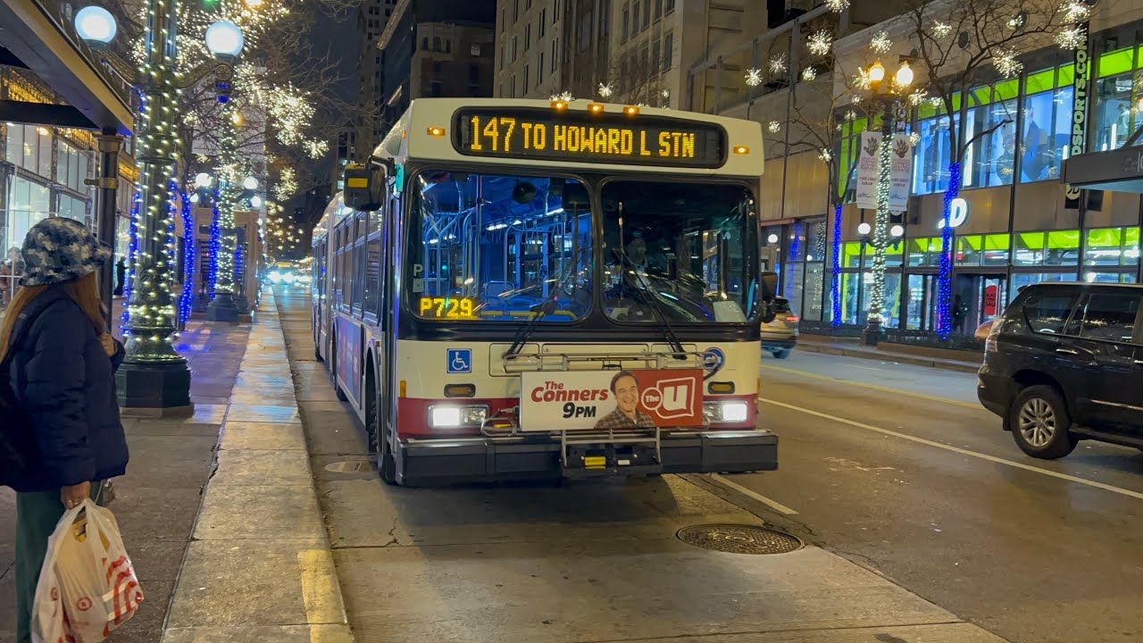 CTA Bus 147 Outer Dusable Lake Shore Express From Madison To Foster CTA ...