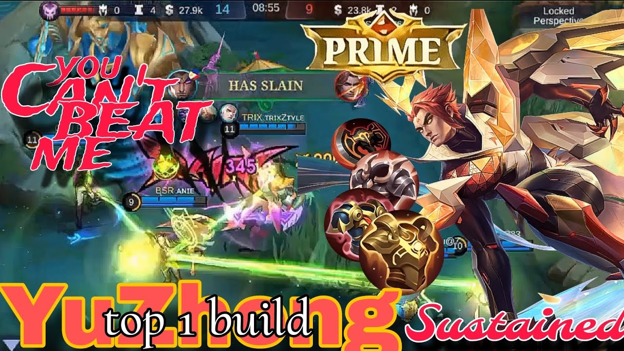 THE UNKILLABLE EXP MONSTER, TOP 1 BUILD SUSTAINED (SEMI TANKY YUZHONG🐉🐲 ...