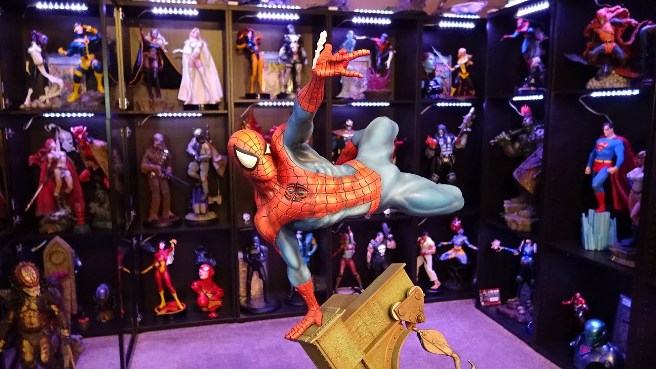 SPIDERMAN premium format exclusive figure 4K CLOSE UPS from Sideshow ...