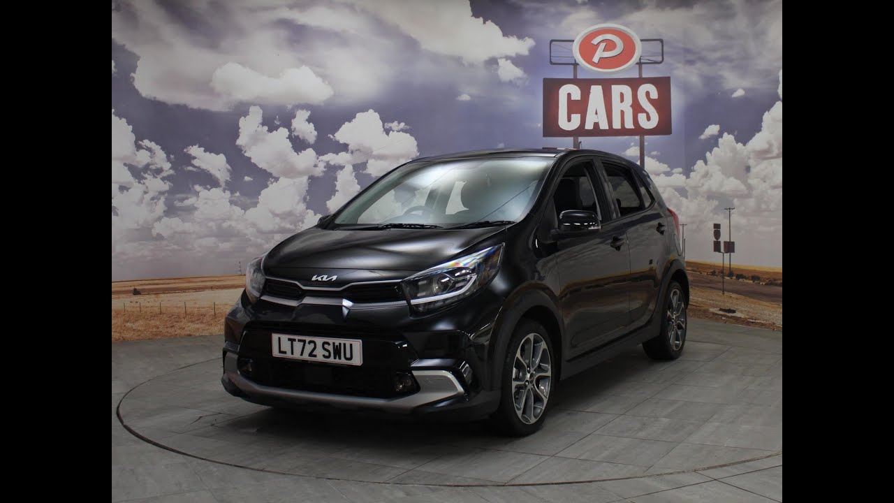 2022 Kia Picanto 1.0 DPi X-Line AMT Euro 6 (s/s) 5dr LT72SWU in Black ...