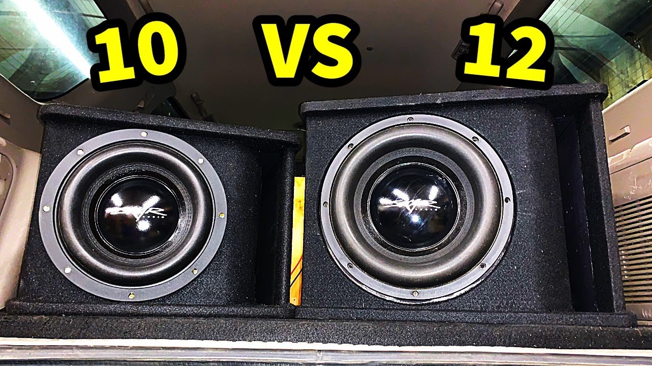 10 VS 12 SUBWOOFER MYTH BUSTED YouTube 10 VS 12 SUBWOOFER MYTH BUSTED YouTube
