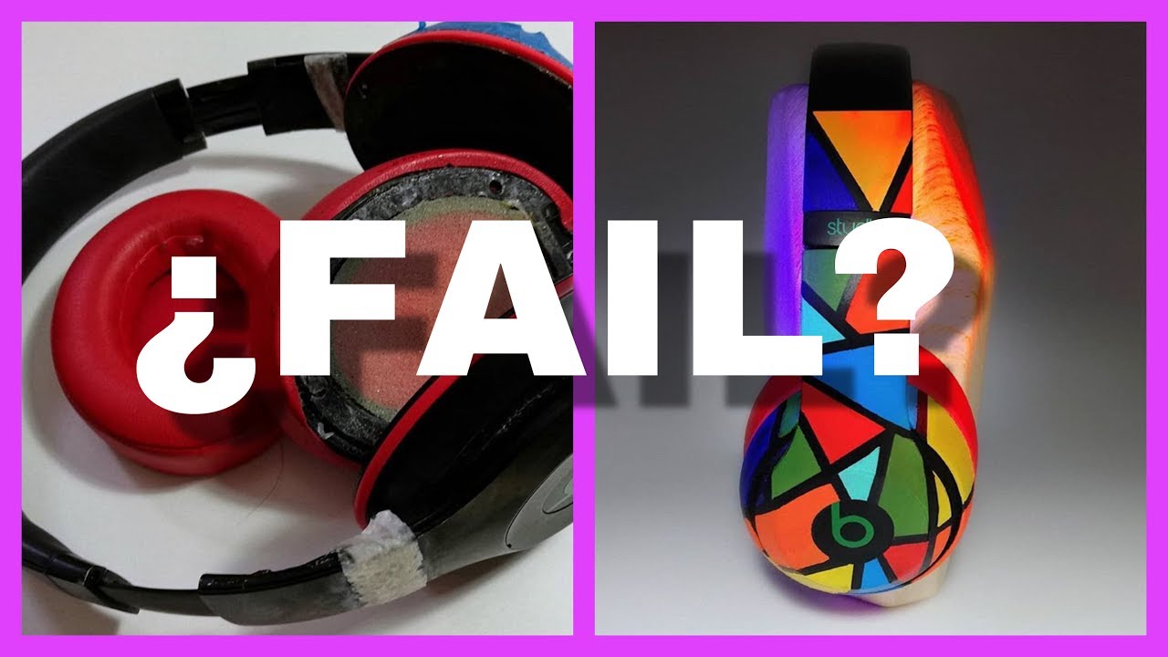 How to customize beats by dre studio // como personalizar los beats by ...