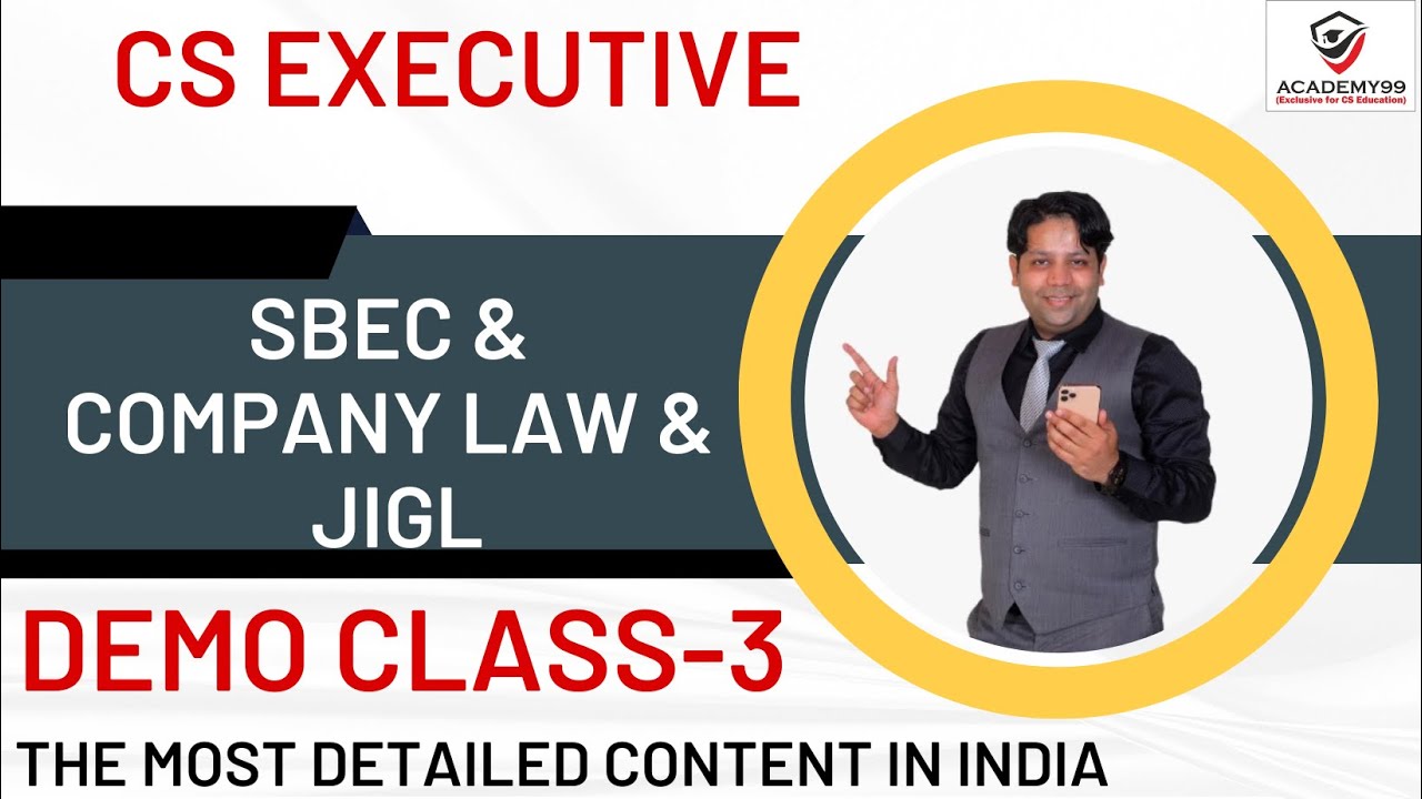company law demo class-3 - YouTube