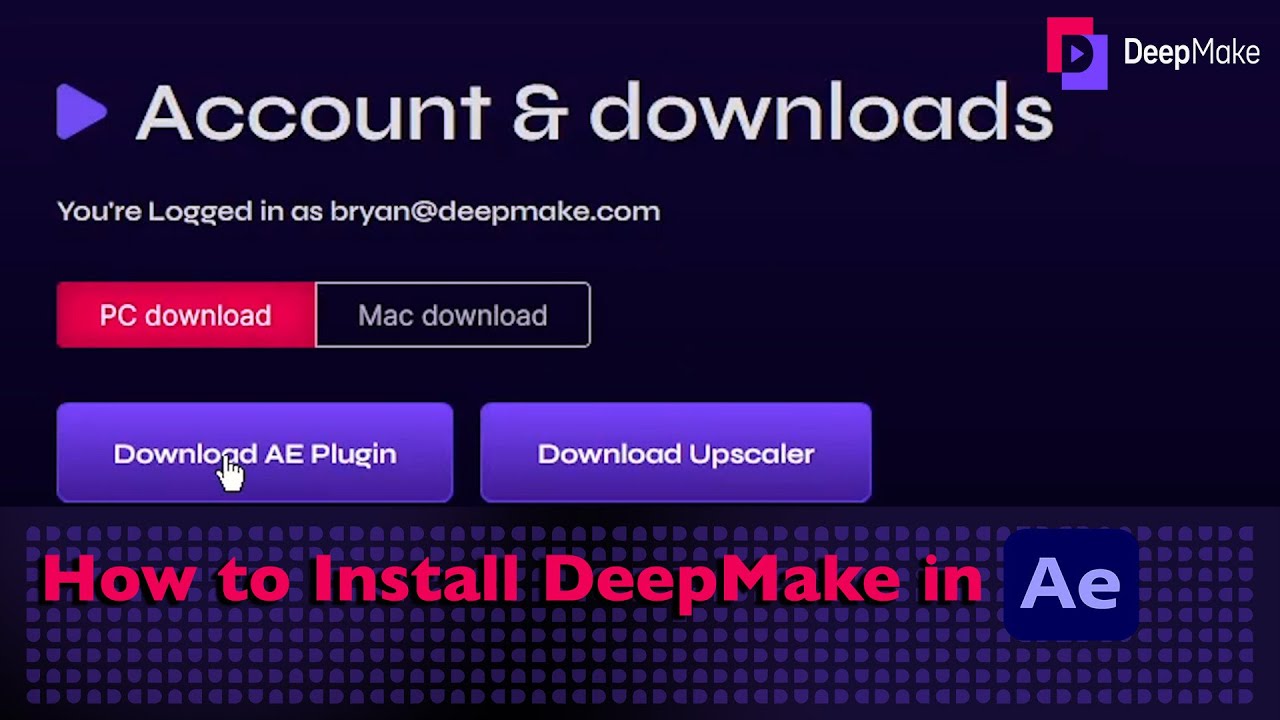Installing DeepMake Plugins on a PC running Windows - YouTube