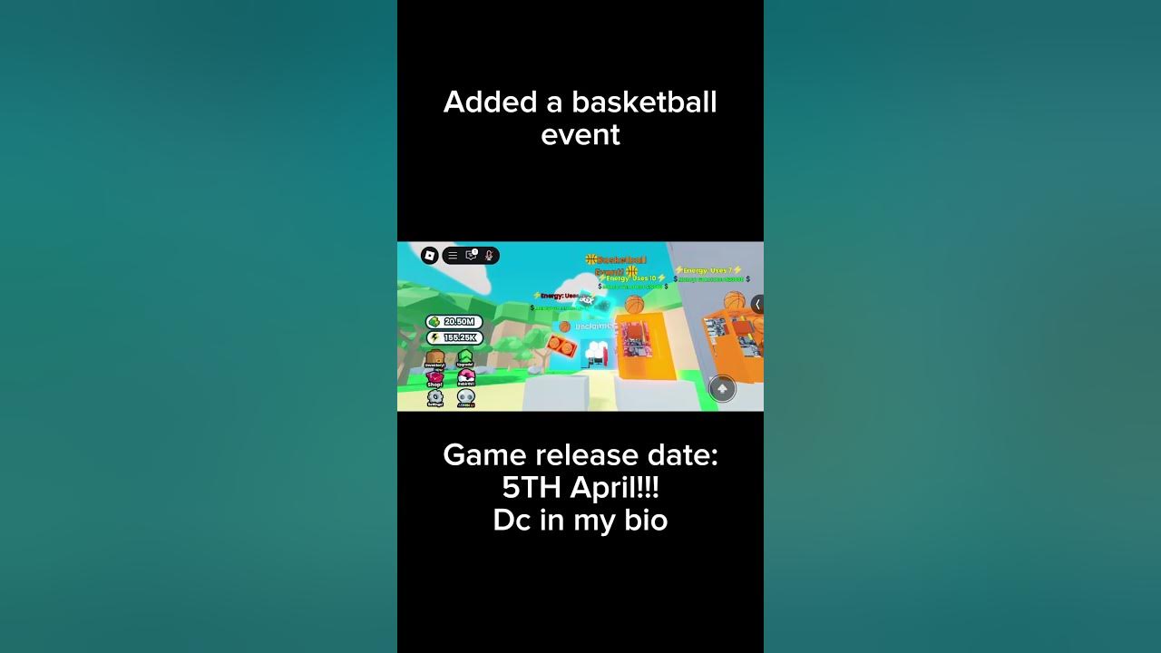 added a basketball event to my game #roblox #gamedevblog #devlog - YouTube