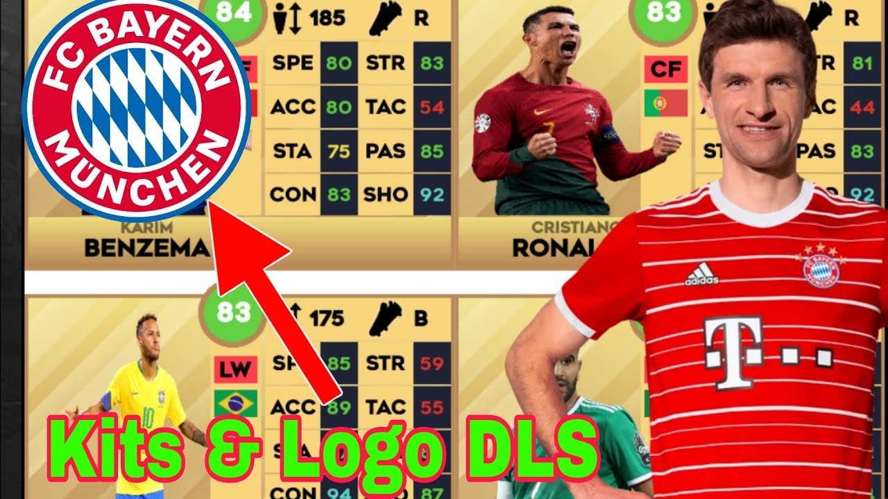 Make Bayern Munich Kits & Logo dls24 - Dream League Soccer 2024 Kits ...