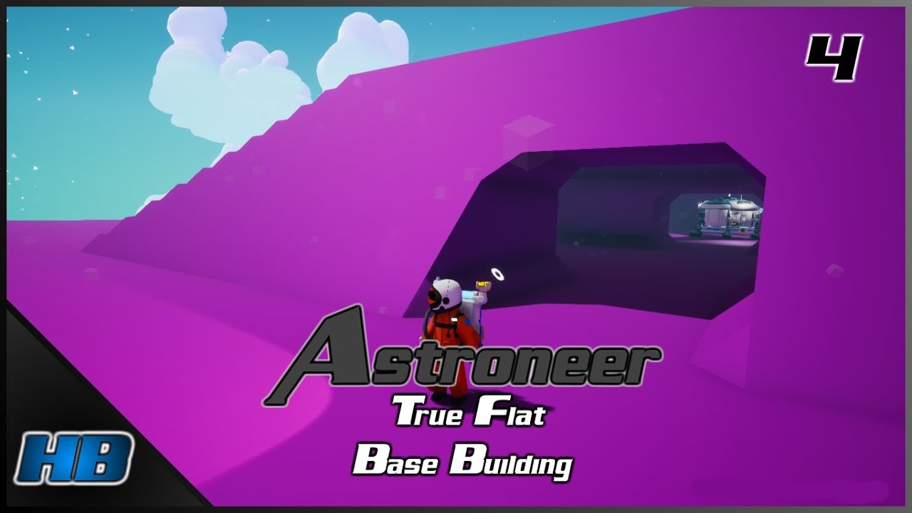 Astroneer: True Flat Base Building 4 - Winged Base. - YouTube