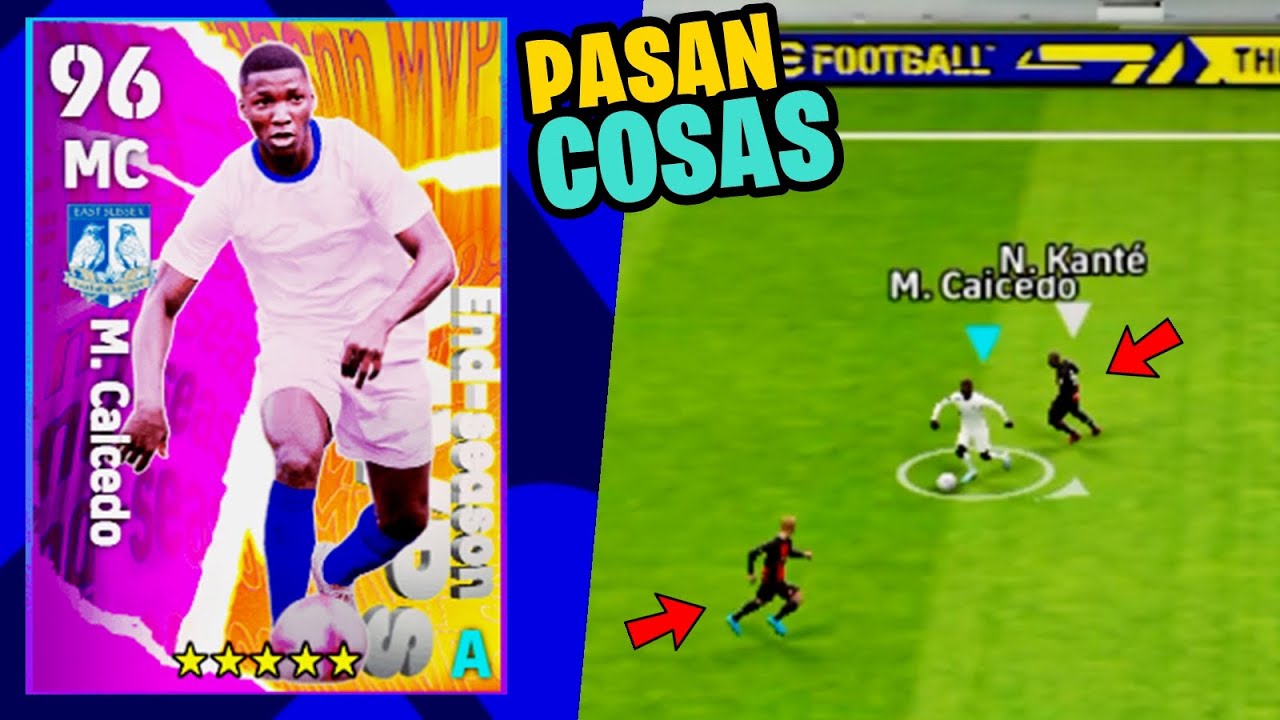 Así juega Moisés Caicedo de 96 en efootball mobile - YouTube