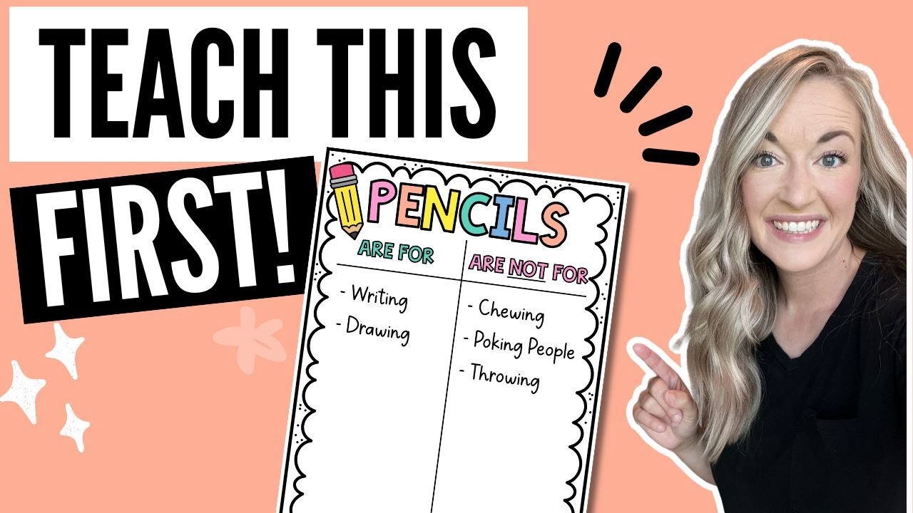 How to Teach Classroom Expectations for Kindergarten 1st Grade & 2nd ...