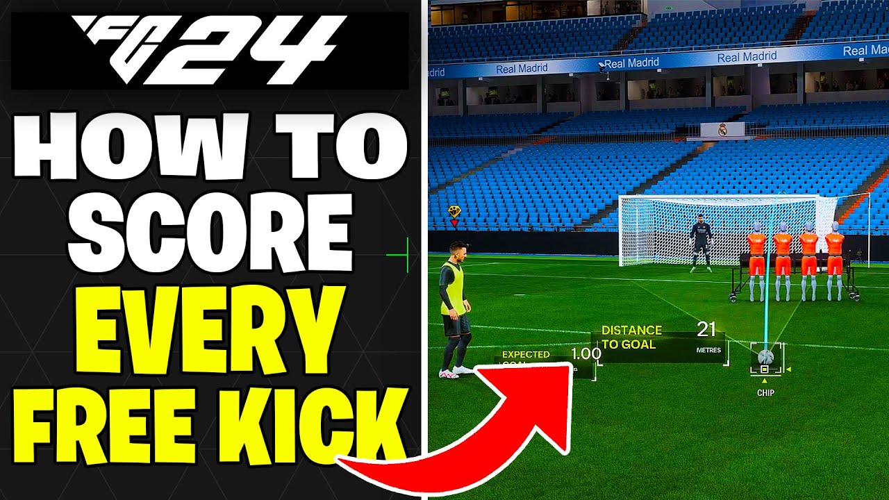 How to Score Every Free Kick in FC 24 - YouTube