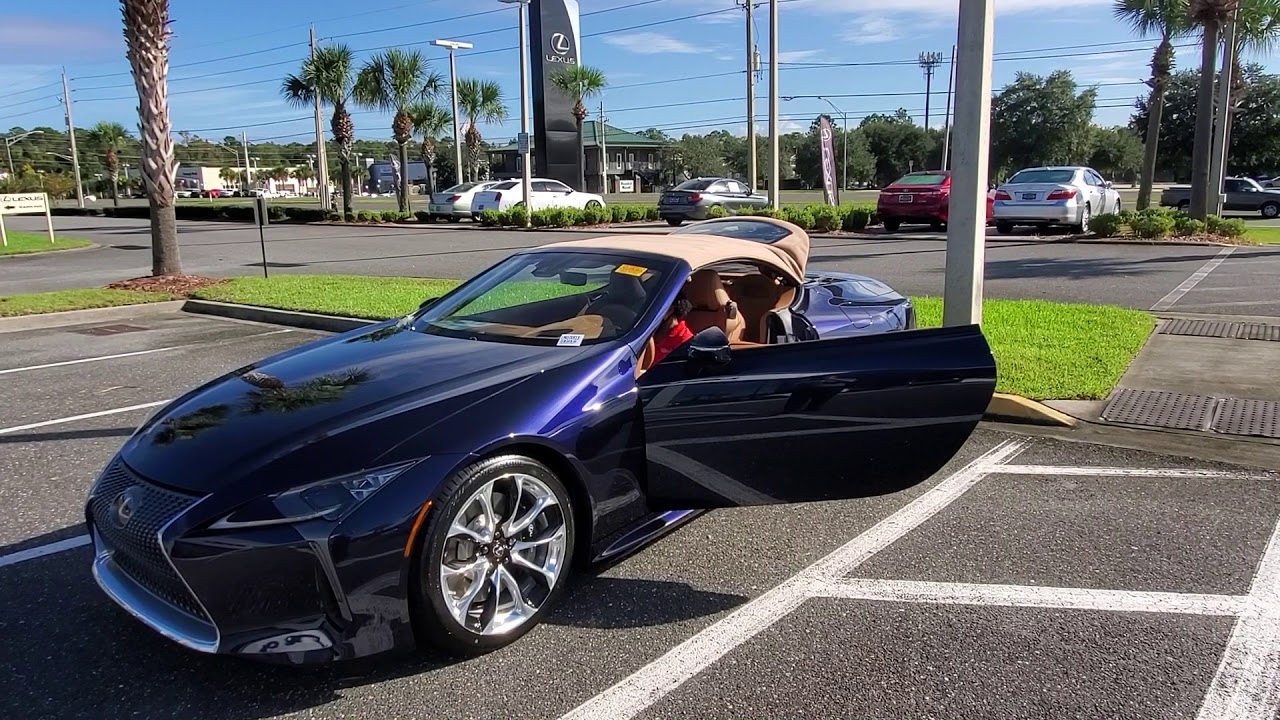 Lexus Owners: How To Operate The Lexus LC500 Convertible Top - YouTube